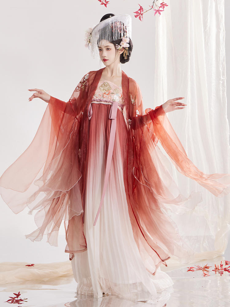 Peach Charm Hanfu | Exquisite 3-Piece Embroidered Set 🌸🎁 Free Luxury ...